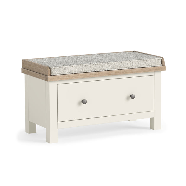 Country - White - Hallway Bench With Drawer – A World of Furniture