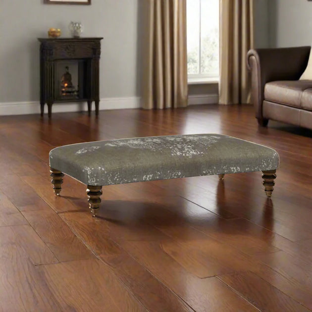 Tetrad Jacaranda Curved Plain Stool – A World of Furniture