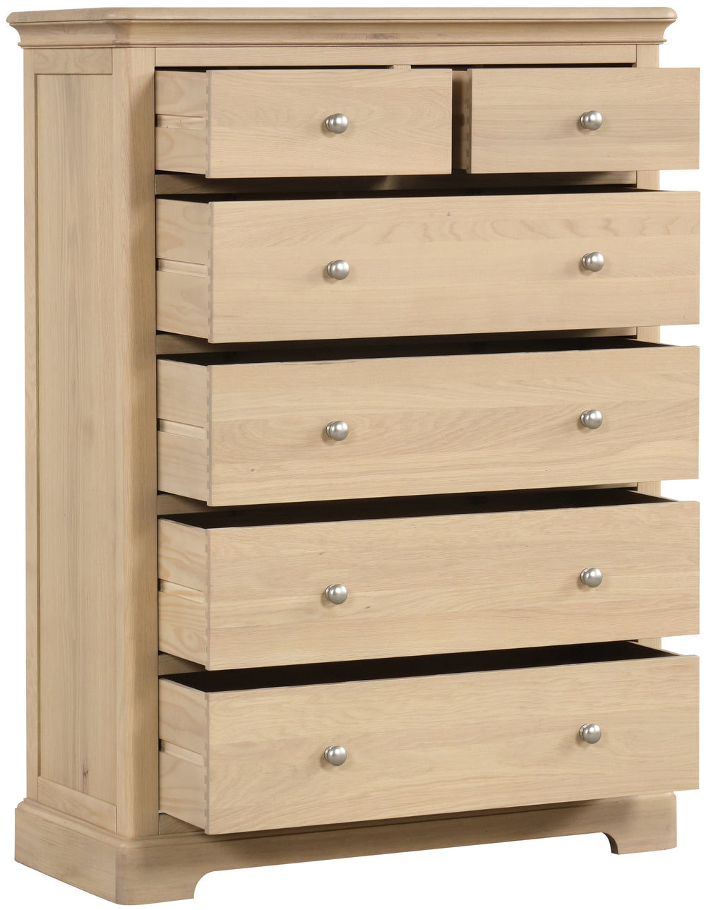Lydford Oak 2 Over 4 Chest of Drawers – A World of Furniture