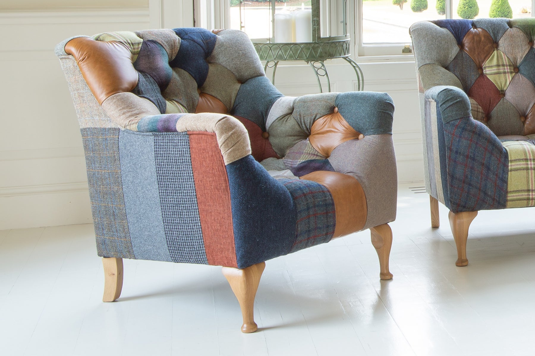 Bamford Harlequin Patchwork Armchair – A World of Furniture