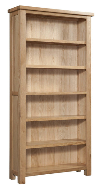Dover Light Oak 6ft Bookcase – A World of Furniture
